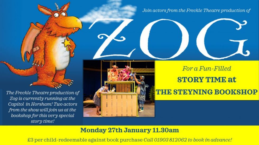 Zog Story Time - Steyning Bookshop
